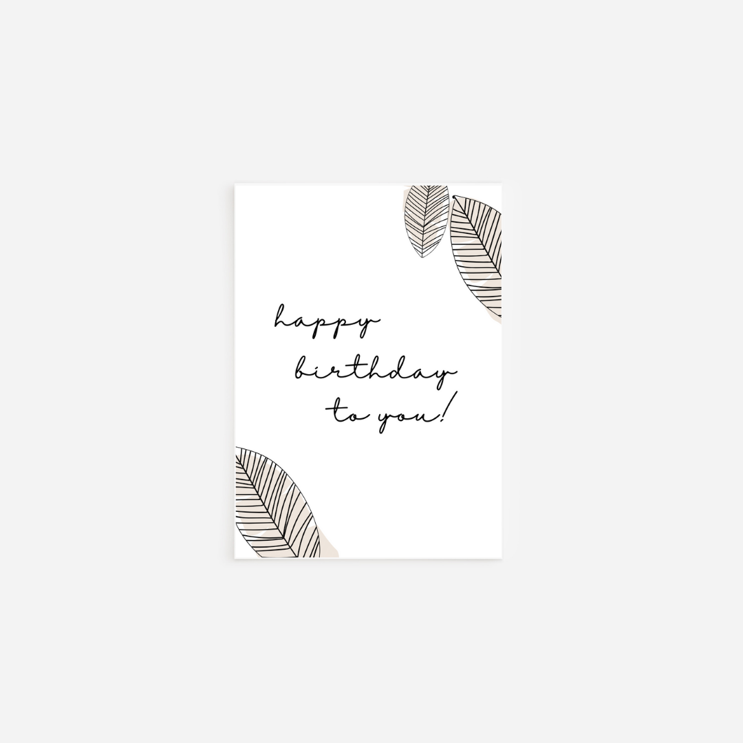 To You | Birthday Card – agápē mercantile